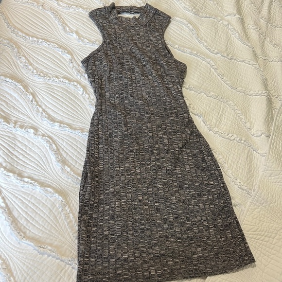 a'gaci | Dresses | Heathered Navy Blue Mini Dress | Poshmark
